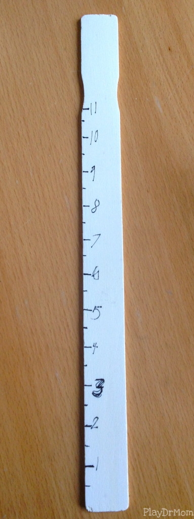 DIY Snowman Snow Measurer - Play Dr Mom