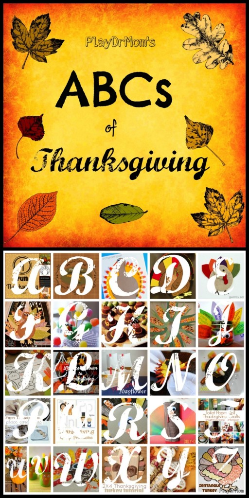 The ABCs of Thanksgiving … and the Weekly Kids Co-Op - Play Dr Mom